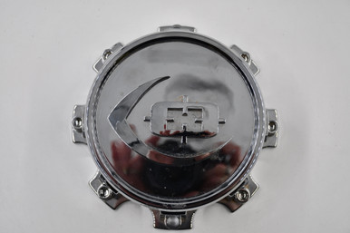 Vision Chrome Wheel Center Cap Hub Cap C421-8 6.5" Vision 8 Lugs Bolt ...