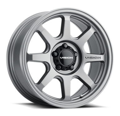 17" Vision Off-Road 351 Flow Satin Grey Wheel 17x9 6x5.5 Lifted Truck ...