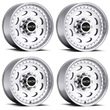 16" Vision 81 Heavy Hauler Machined 16x6 Wheels | Free Shipping