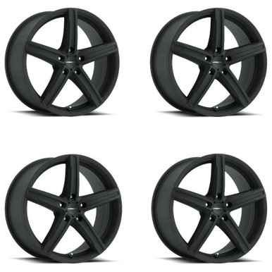 Set 4 17" Vision Street 469 Boost Satin Black Wheels 17x7 5x120 38mm ...