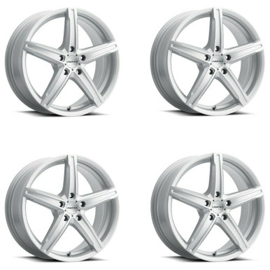 Set 4 20" Vision Street 469 Boost Silver Wheels 20x8.5 5x115 Rims 35mm ...