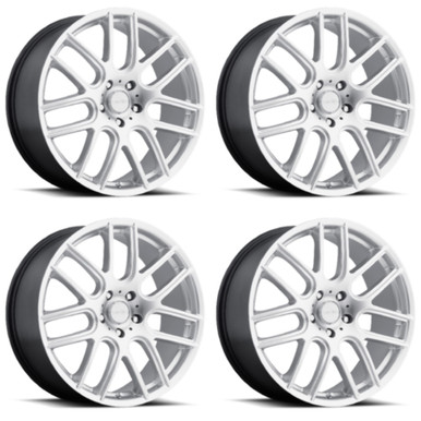 Set 4 19" Vision Street 426H Cross Hyper Silver Wheels 19x8 5x120 Rims ...