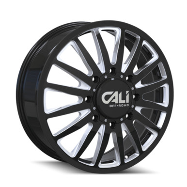 20" Cali Off-Road Summit Dually Matte Black Wheel 20x8.25 8x6.5 Rim ...