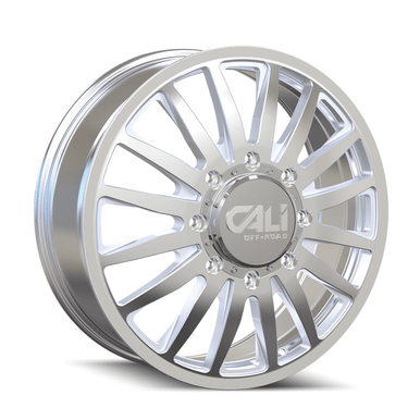 22" Cali Off-Road Summit Dually 22x8.25 Polished Milled 8x200 Front ...