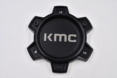 KMC Wheels Satin Balck w/ Gun Metal Logo Wheel Center Cap Hub Cap ...