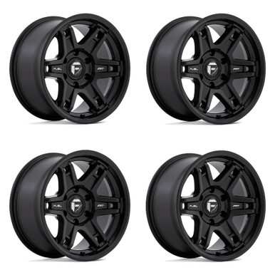 Set 4 Fuel D836 Slayer 17x9 5x5 Matte Black Wheels 17" -38mm Rims - A2i ...