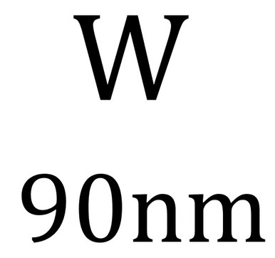 Tungsten, 90 nm