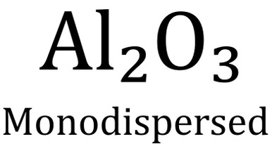 Al2O3-monodisperse spherical nanoparticles in Aqueous media