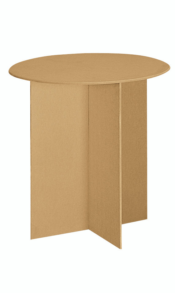 30 inch Round Wood Display Table