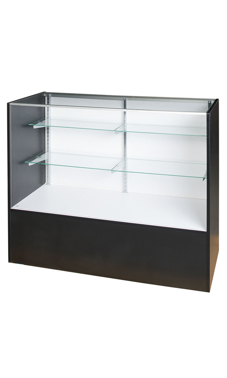 48 inch Full Vision Display Case - Fully Assembled with Lighting
