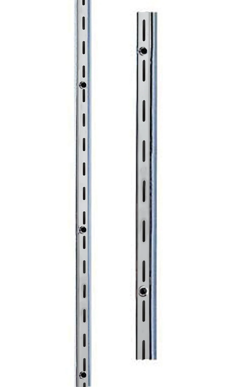 Heavy Duty 7 foot Chrome Slotted Standard