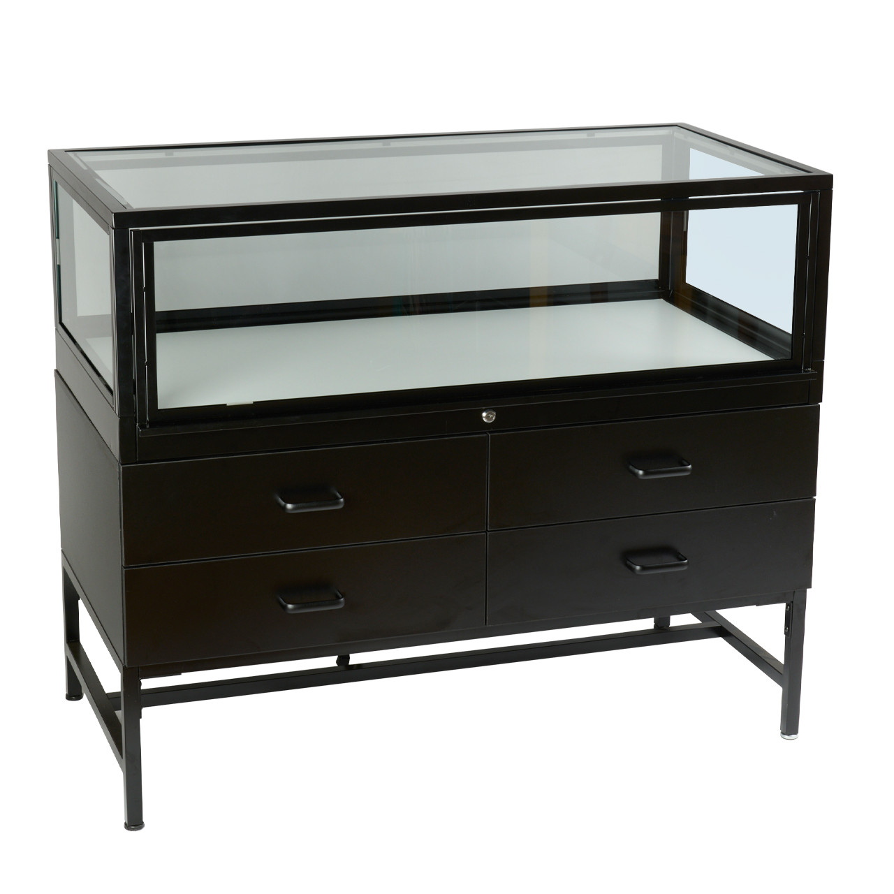 Glass Showcase Display Drawers