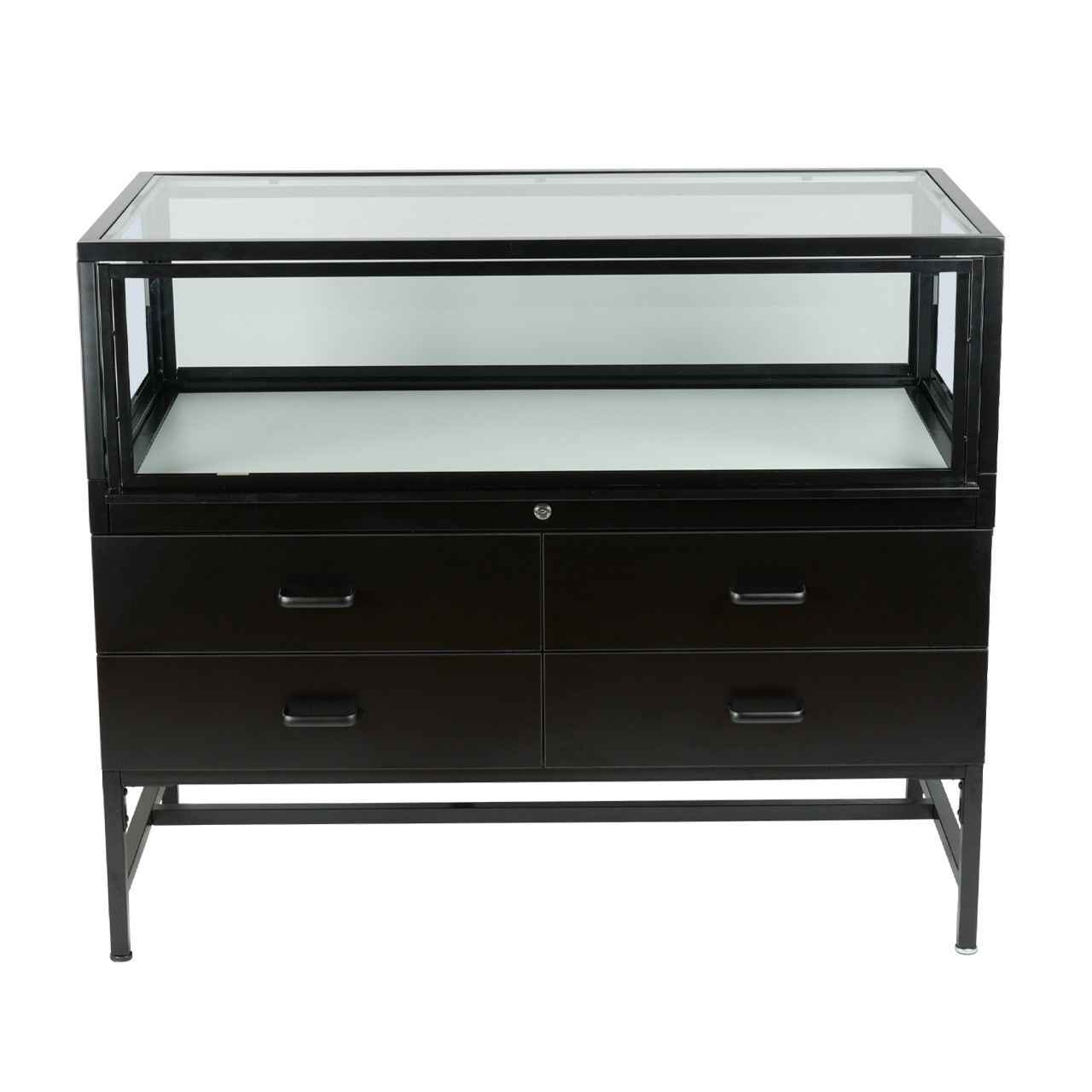 Glass Showcase Display Drawers
