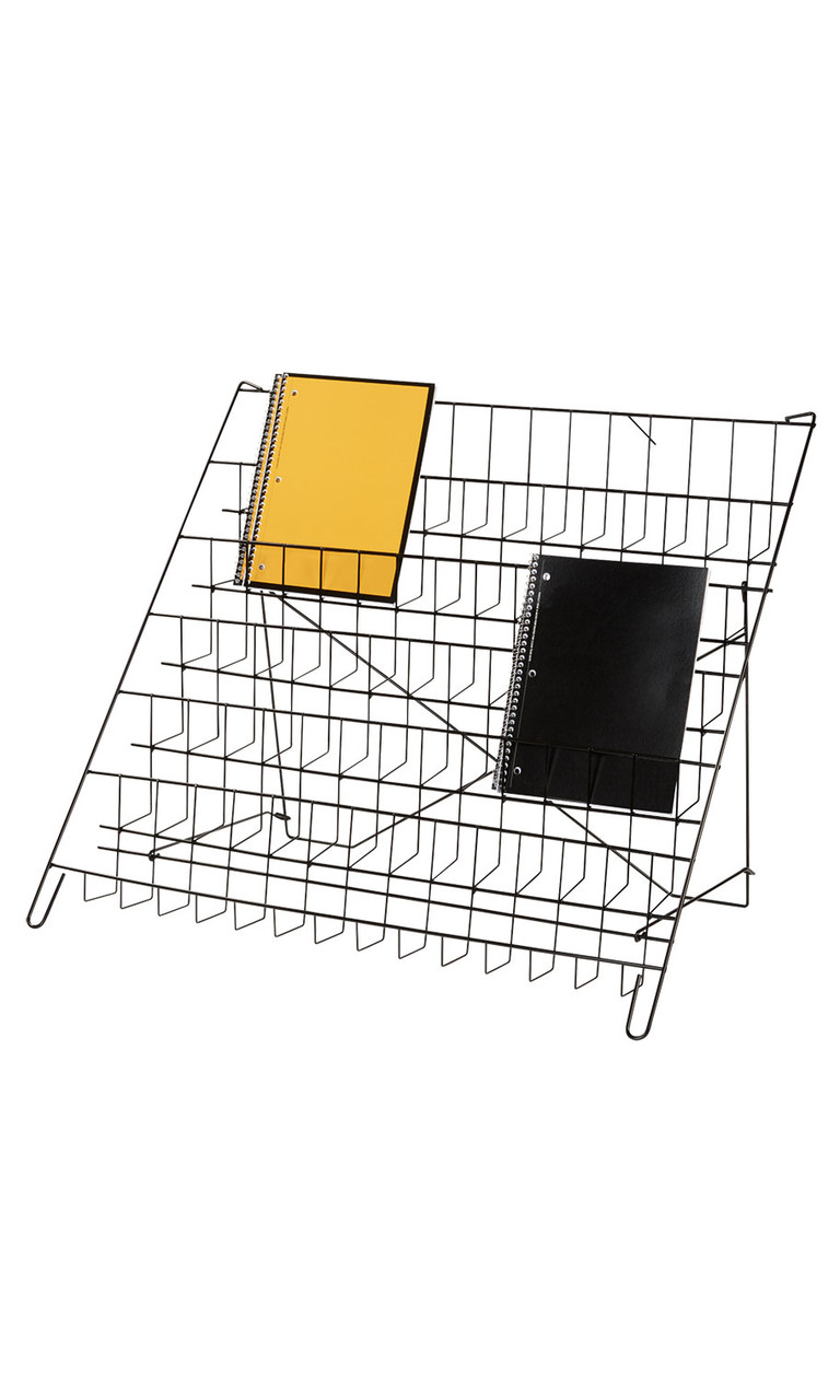 6-Tier Black Wire Countertop Rack