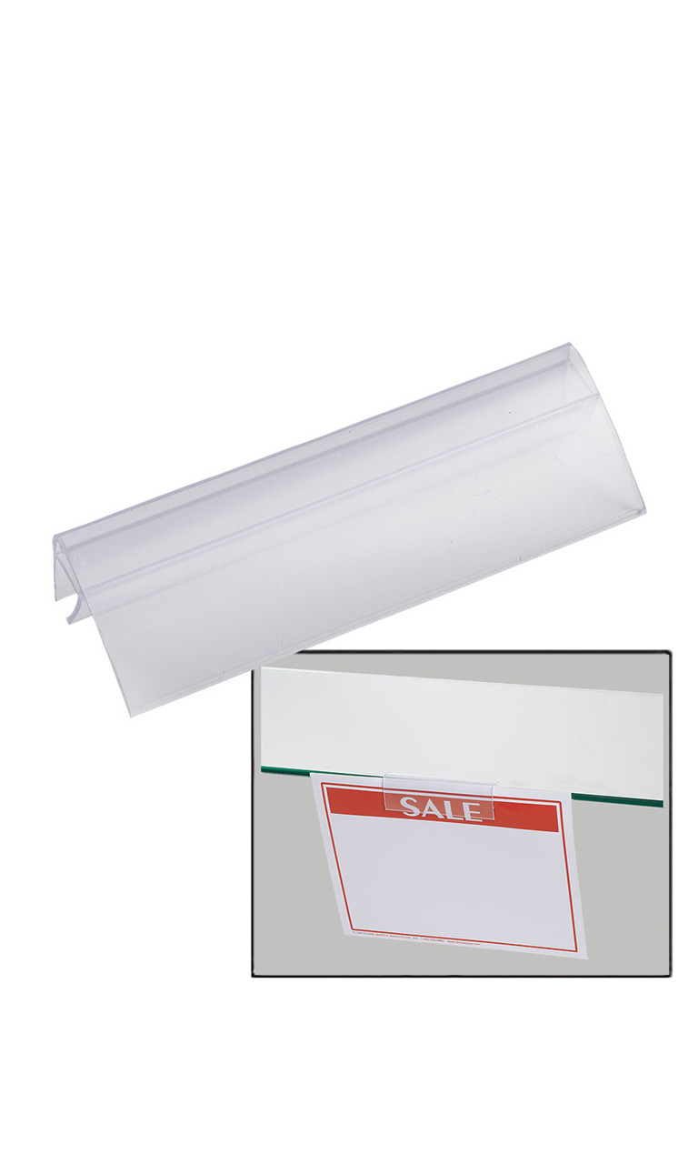 Glass Shelf Ticket Holder