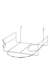 Chrome Wire Cap Display for Slatwall or Pegboard