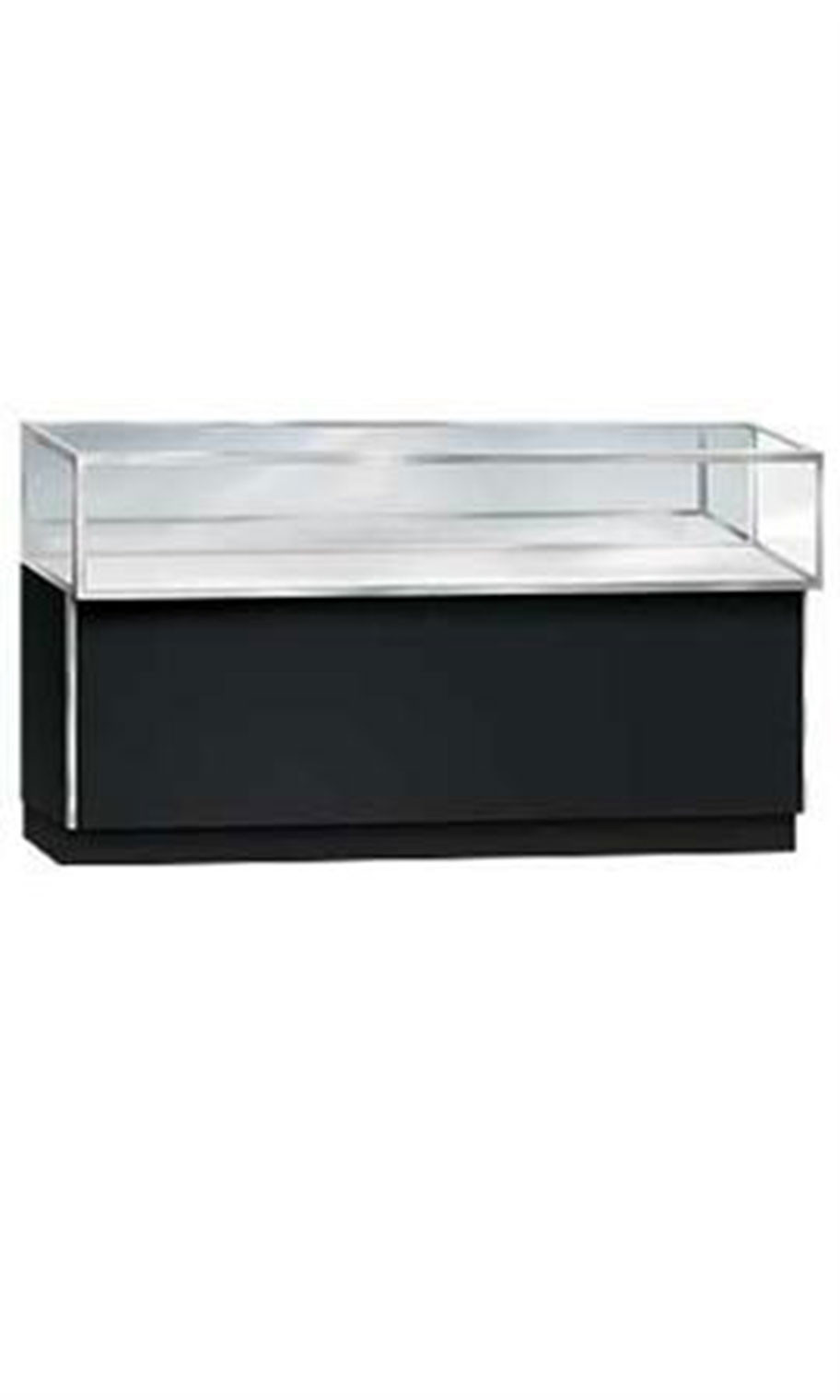 70 Inch Full Vision Metal Framed Jewelry Display Case - Fully Assembled ...