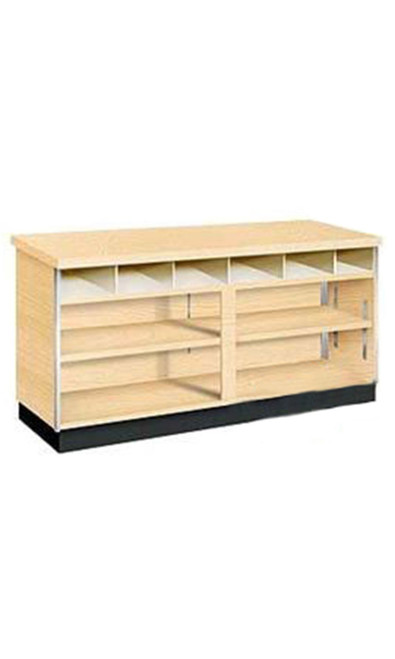 70 Inch Metal Framed Service Counter - Ready To Assemble | Store Supply ...