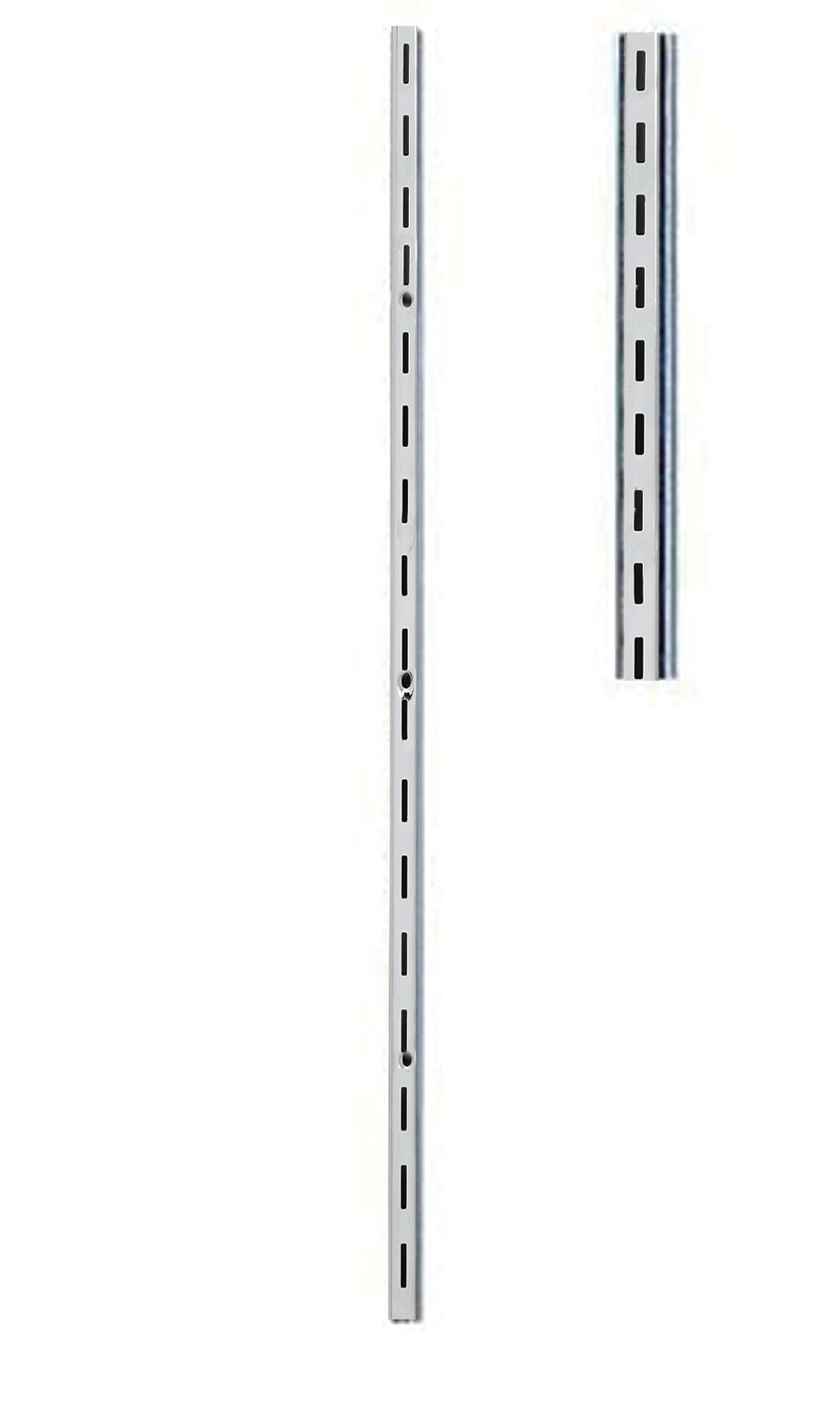 5 foot Chrome Slotted Standard