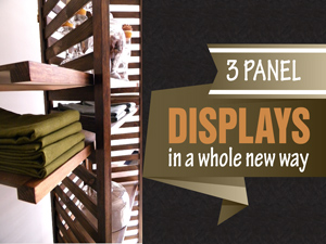 3 Panel Displays - Store Supply Warehouse