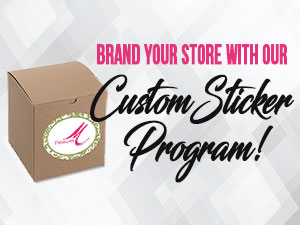 Brand your store with our Custom Sticker Program! - Store Supply Warehouse