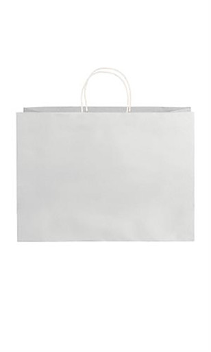 Large (Vogue) - Kraft Premium Folded Top Paper Bags - Case of 100