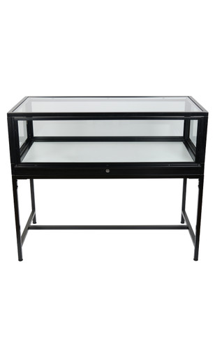 Sliding Drawer Modern Glass Display Case | Store Supply Warehouse