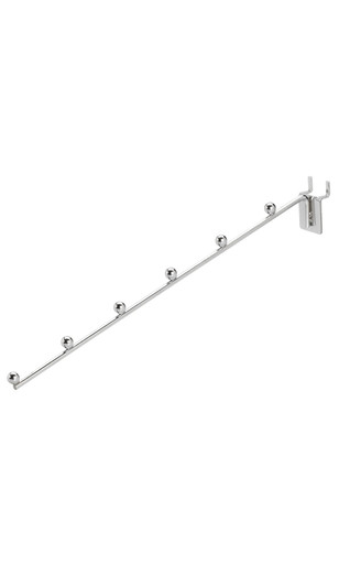 Chrome 6-Ball Waterfall for Pegboard