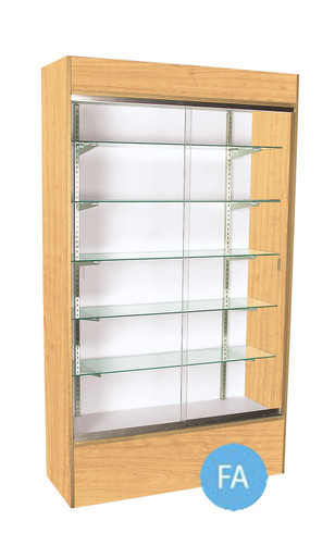 48 inch Wall Unit Display Case - Fully Assembled