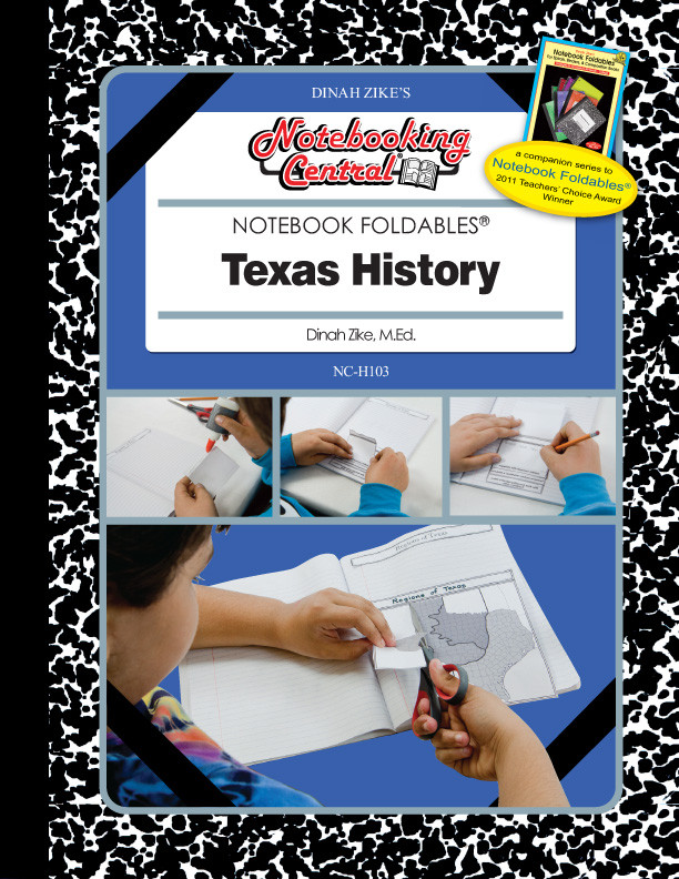 Dinah Zike's Notebook Foldables Notebooking Central Texas History ...