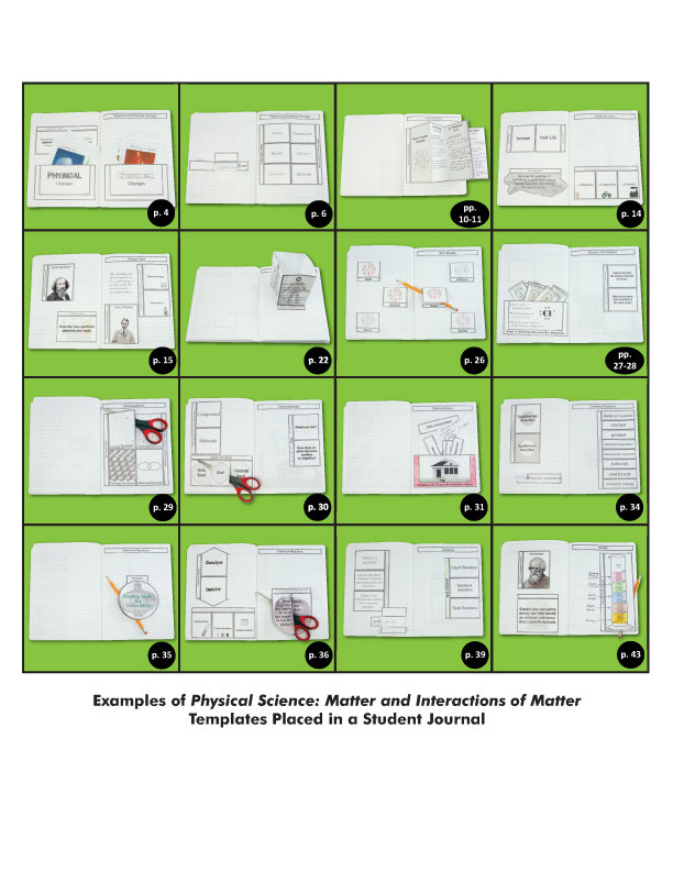 Dinah Zike's Notebooking Central Notebook Foldables Physical Science ...