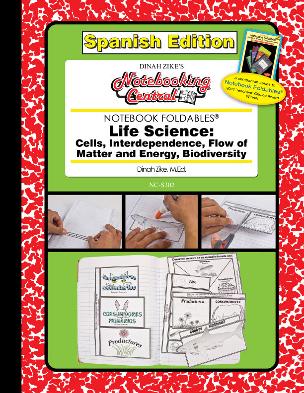NBC Notebook Foldables Spanish Edition Life Science: Cells ...