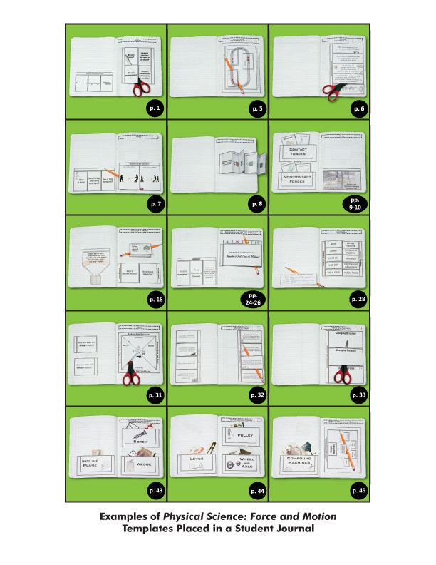Dinah Zike's Notebooking Central Notebook Foldables Physical Science ...