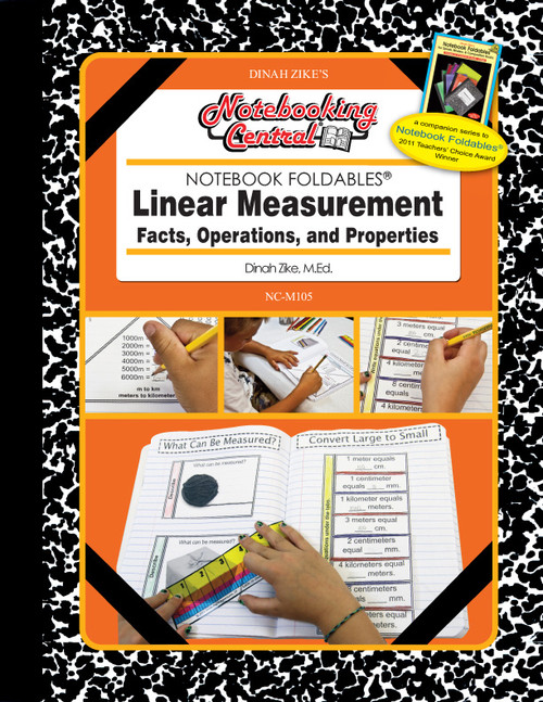 Dinah Zike's Notebooking Central Notebook Foldables Linear Measurement ...