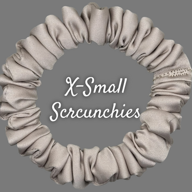 X-Small Satin Scrunchies | Extra Small Satin Scrunchies