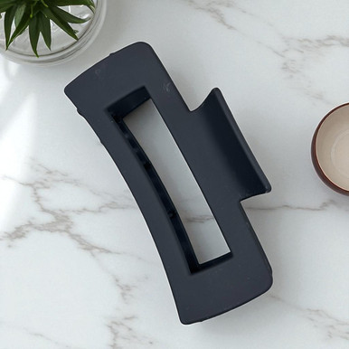Black Segmented Claw Clip 10.5cm | Tuhil Threads