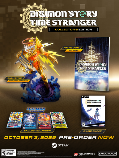DIGIMON STORY TIME STRANGER Collector's Edition - STEAM - BANDAI NAMCO ...