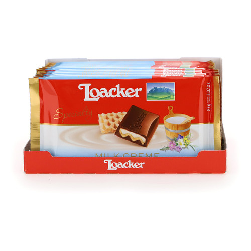 Loacker Cioccolato Specialty 87gx12 Milk Creme|Loacker Business