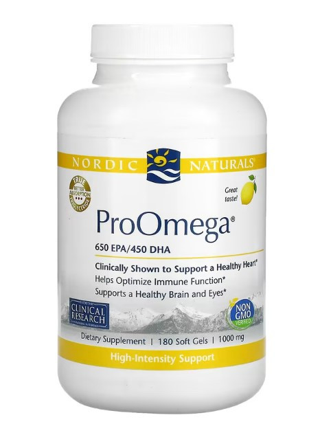 Nordic Naturals ProOmega 180 Soft Capsules - Natural Chemist