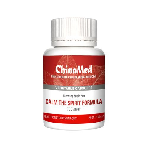 China Med Calm The Spirit Formula 78 Capsules | Natural Chemist