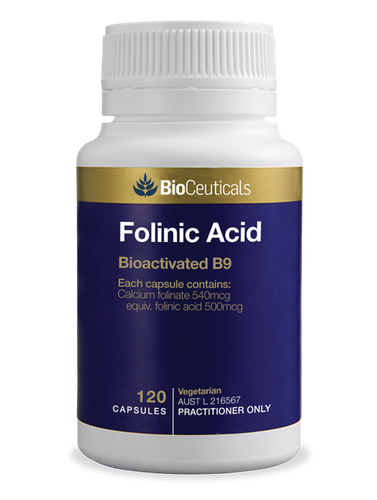 Folinic Acid | Bioceuticals Folinic Acid 500Mg |Natural Chemist