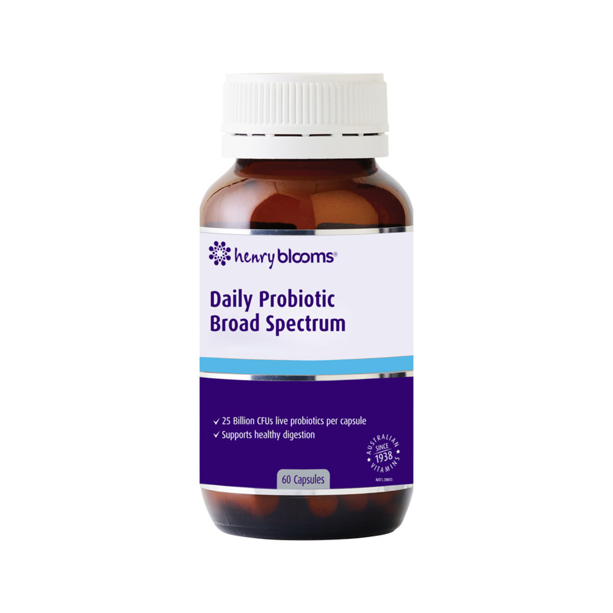 Blooms Daily Probiotic Broad Spectrum - Natural Probiotic for Gut ...