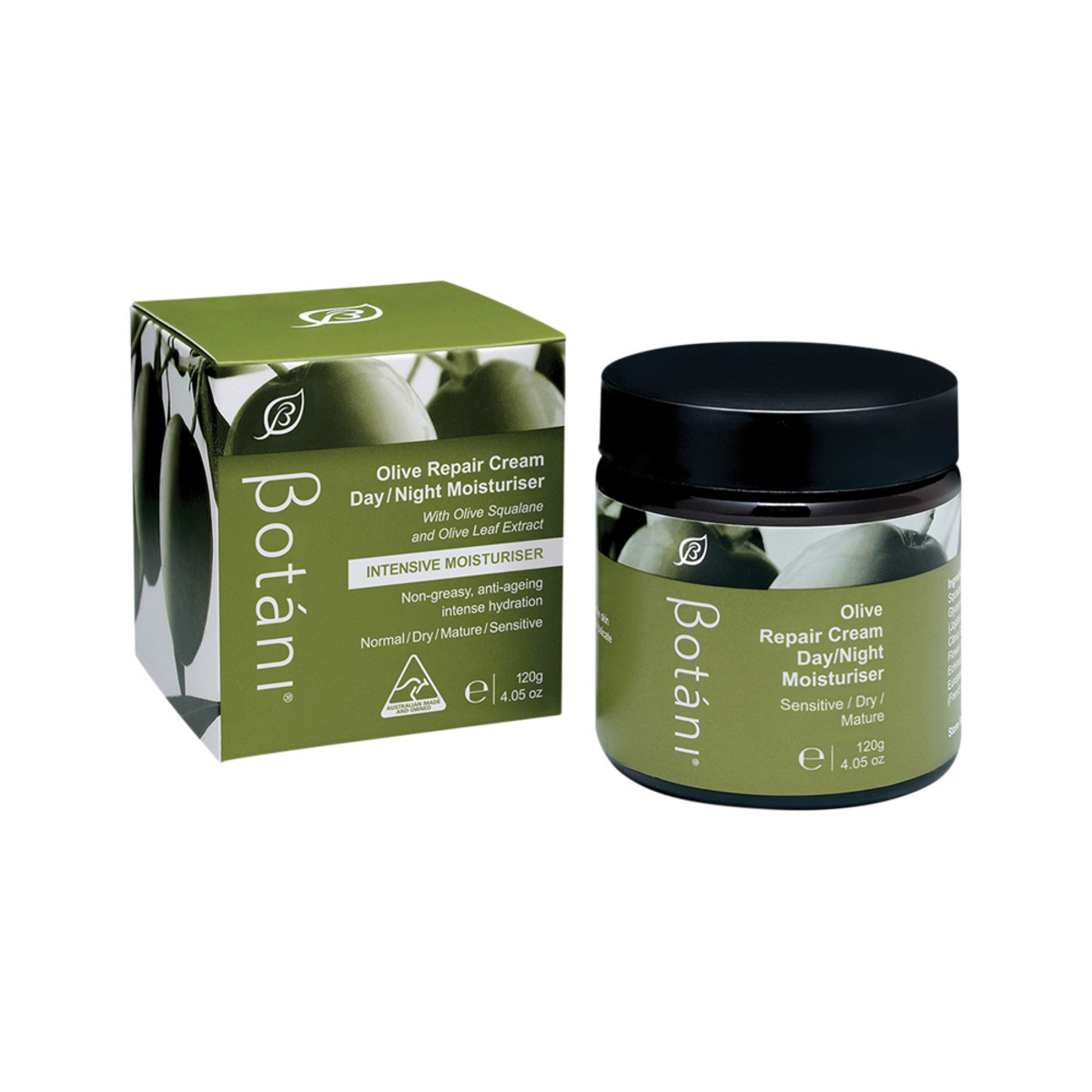 Botani Moisturiser Intensive Olive Repair Cream | Natural Chemist