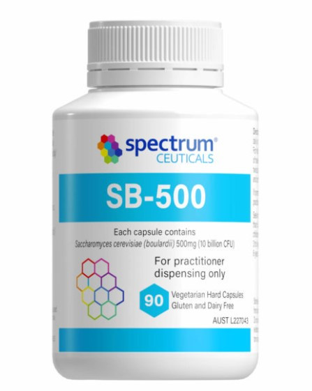 Spectrumceuticals SB-500 Saccharomyces Boulardii 90 Capsules - Natural ...