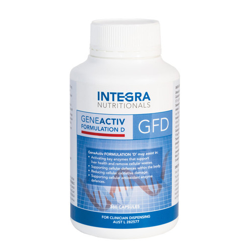 Integra Nutritionals GeneActive Formulation D (GFD) Capsules - Benefits ...