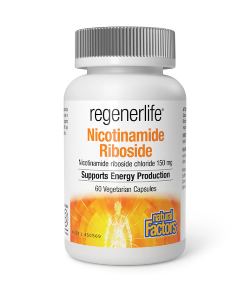 Natural Factors Regenerlife Nicotinamide Riboside 60Vc - Natural Chemist
