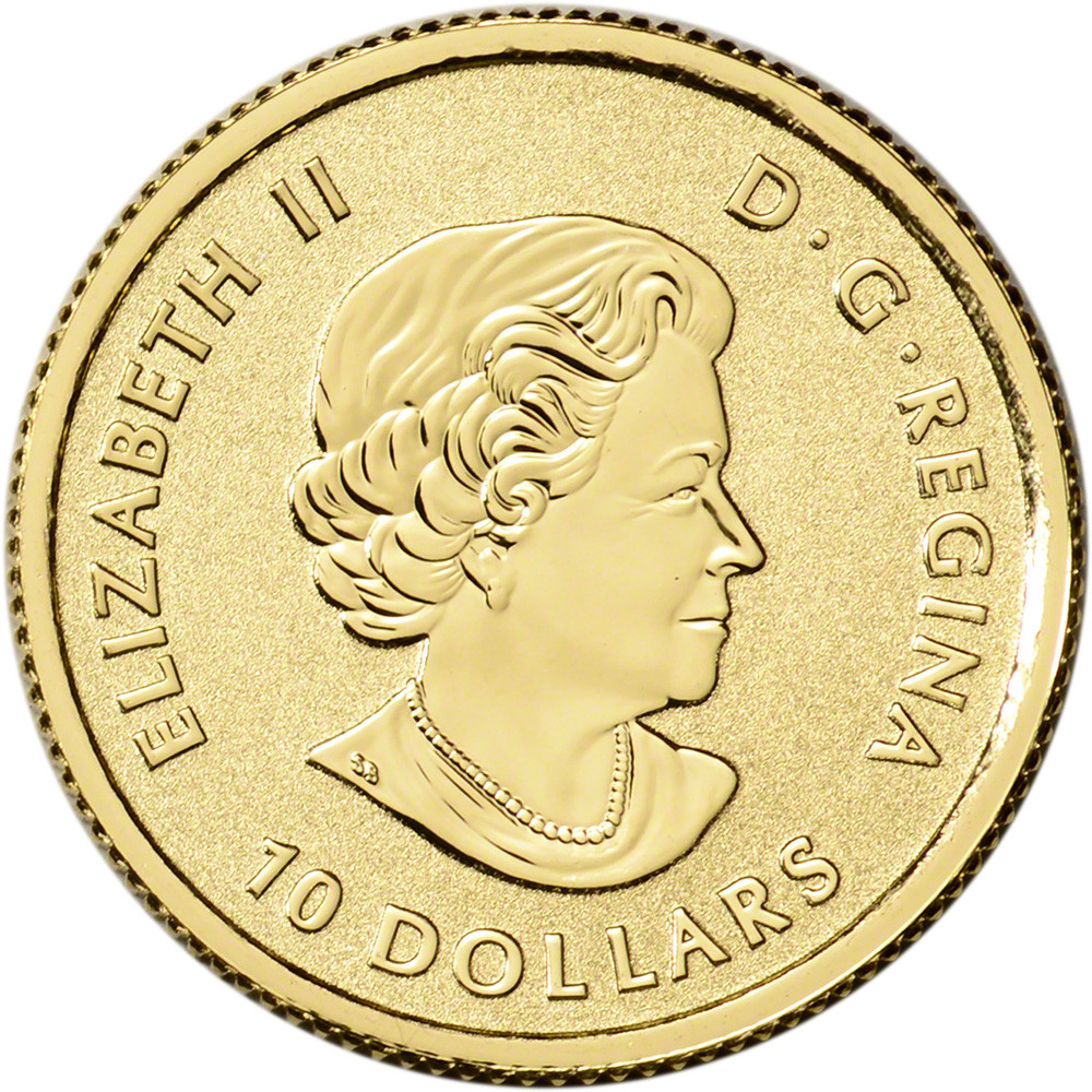 2021 Canada Gold Great Horned Owl 1/4 oz $10 - Reverse Proof [21-CA-G10 ...