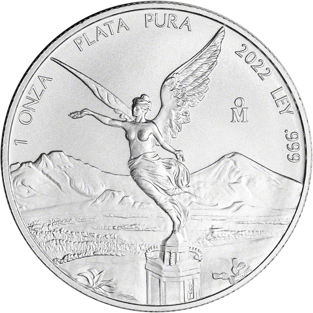 2022 Mexico Silver Libertad 1 oz 1 Onza - BU [22-LIBERTAD-S1-BU ...