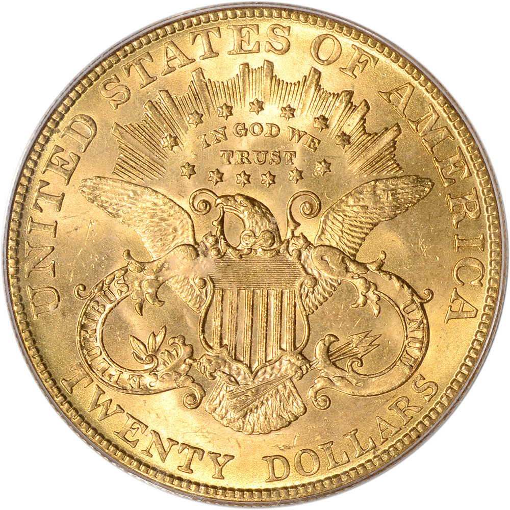 1907 US Gold $20 Liberty Head Double Eagle - PCGS MS63 [07-USG-LIB-20-P ...
