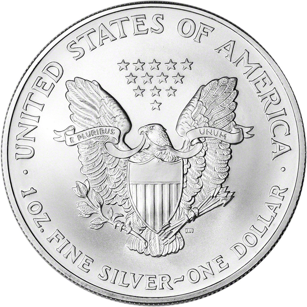 2002 American Silver Eagle 1 oz $1 - BU [02-ASE-BU] - Liberty Coin